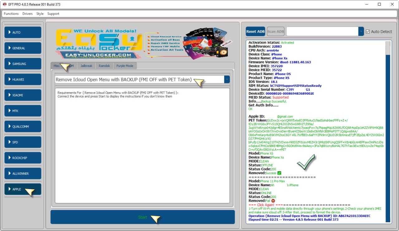 EFT Pro Dongle Update V4.8.6 is released[Open Menu FMI Off 2024 Backup ...